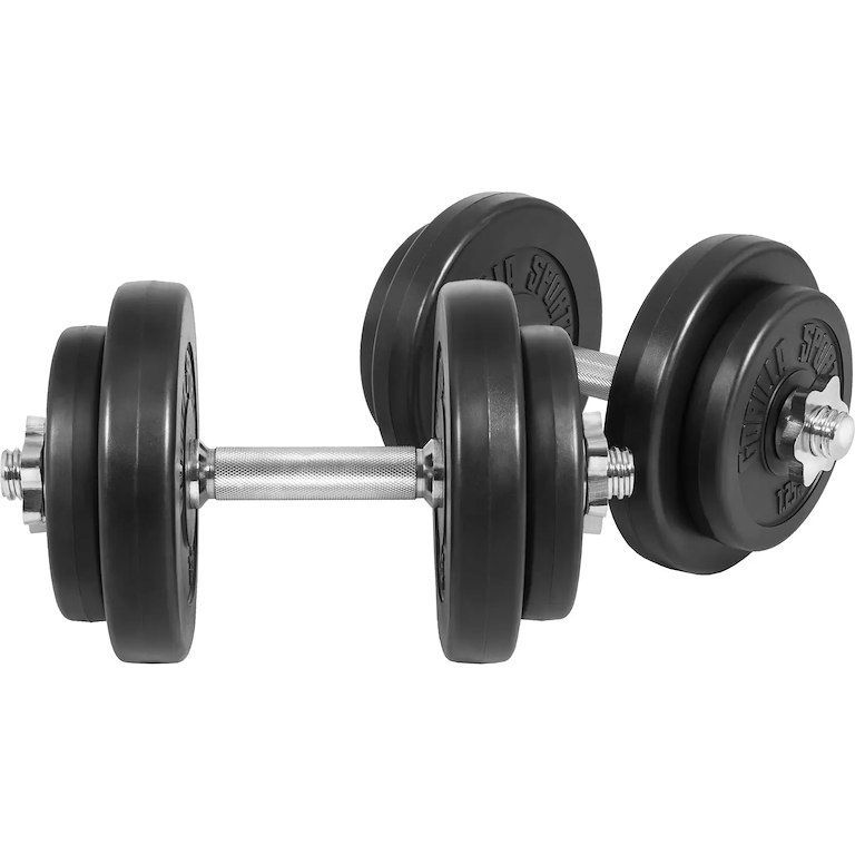 GORILLA SPORTS Set od 2 podesive bučice 20 kg