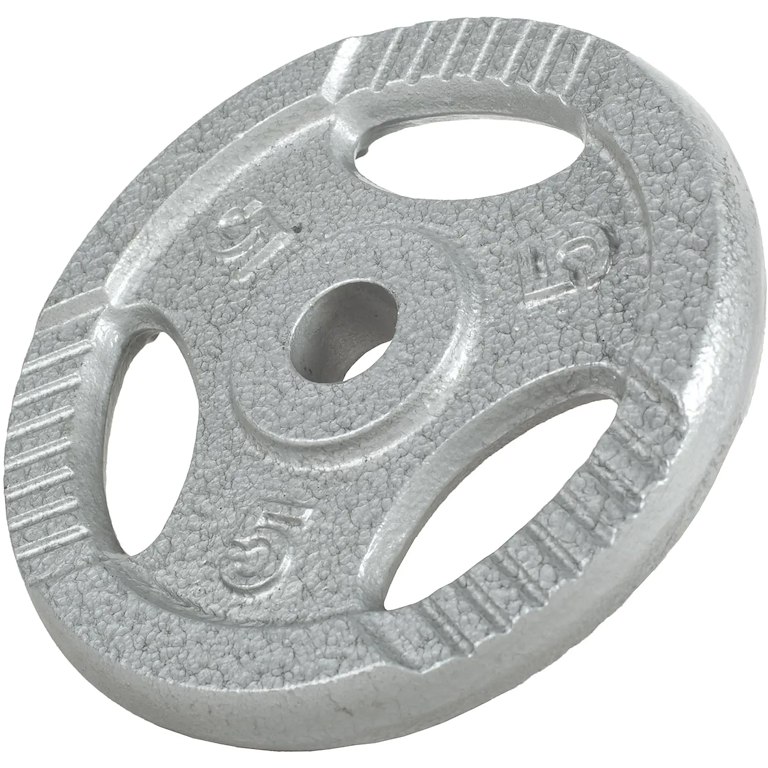 GORILLA SPORTS Disk 5kg 30mm sivi
Teg idealan za trening sa bučicama i šipkama po vašem izboru