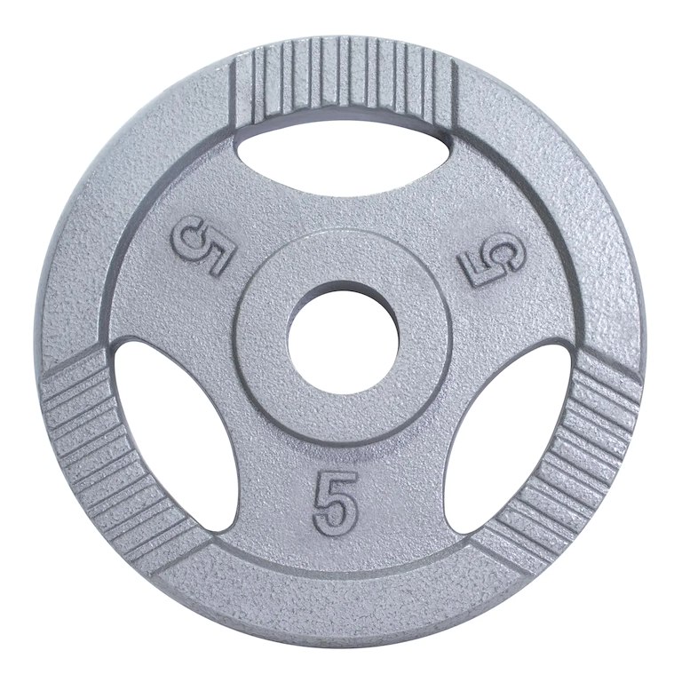 GORILLA SPORTS Disk 5kg 50mm sivi
Teg idealan za trening sa bučicama i šipkama po vašem izboru