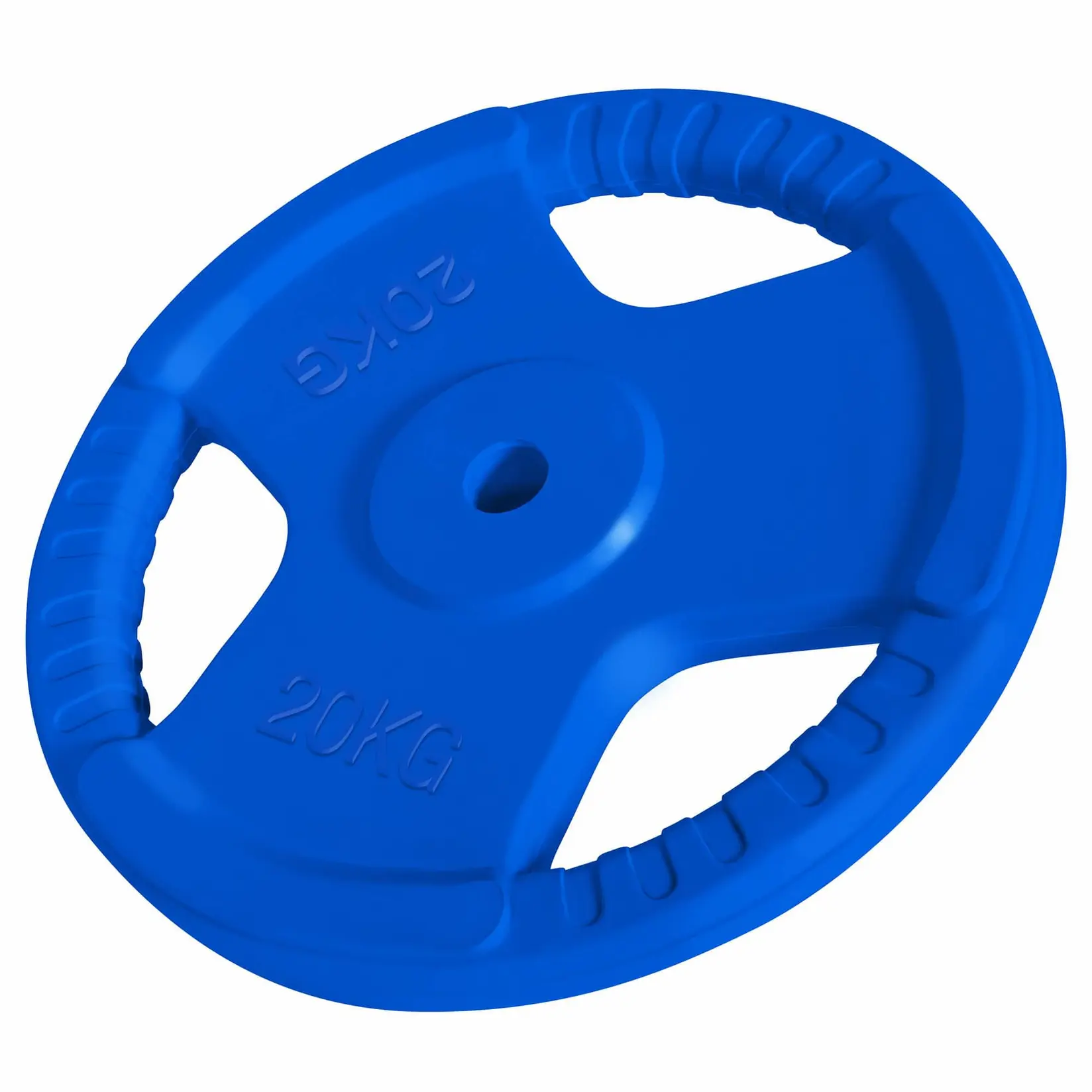 GORILLA SPORTS Teg obložen gumom 20 kg plavi
Teg idealan za trening sa bučicama i šipkama po vašem izboru