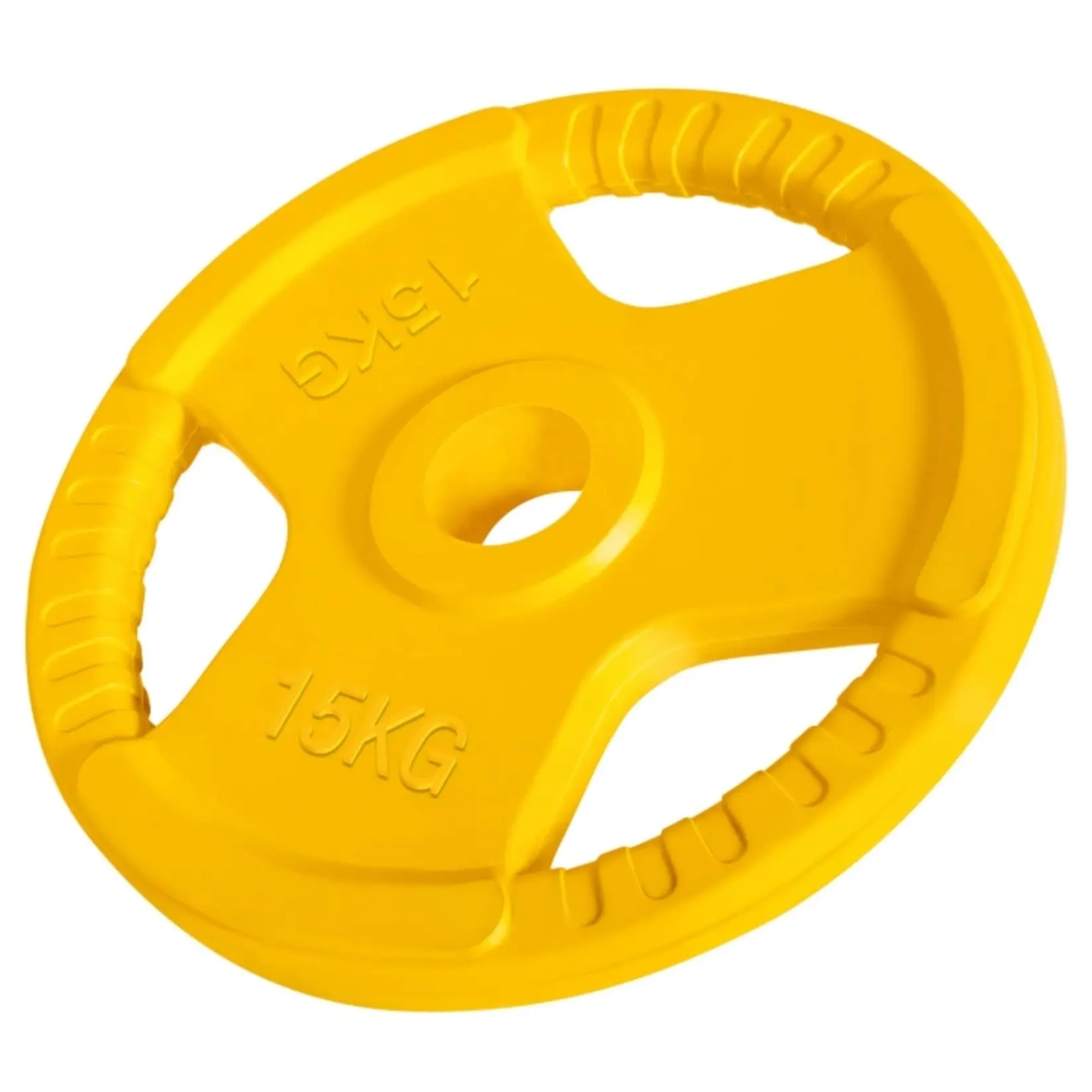 GORILLA SPORTS Olimpijski teg obložen gumom 15 kg žuti
Teg idealan za trening sa bučicama i šipkama po vašem izboru