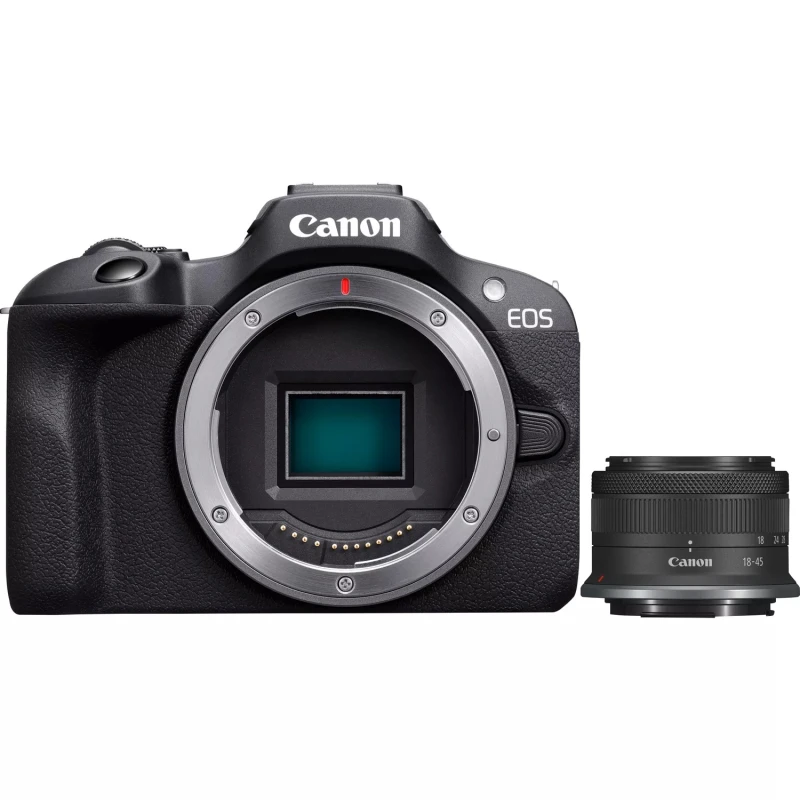 Canon EOS R100 MILC fotoaparat+objektiv RF-S 18-45mm F4.5-6.3 IS STM