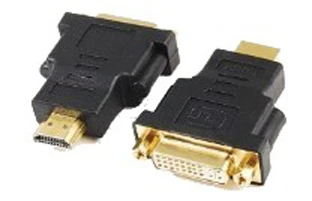 Gembird (A-HDMI-DVI-3) adapter HDMI (muški) na DVI (ženski) crni