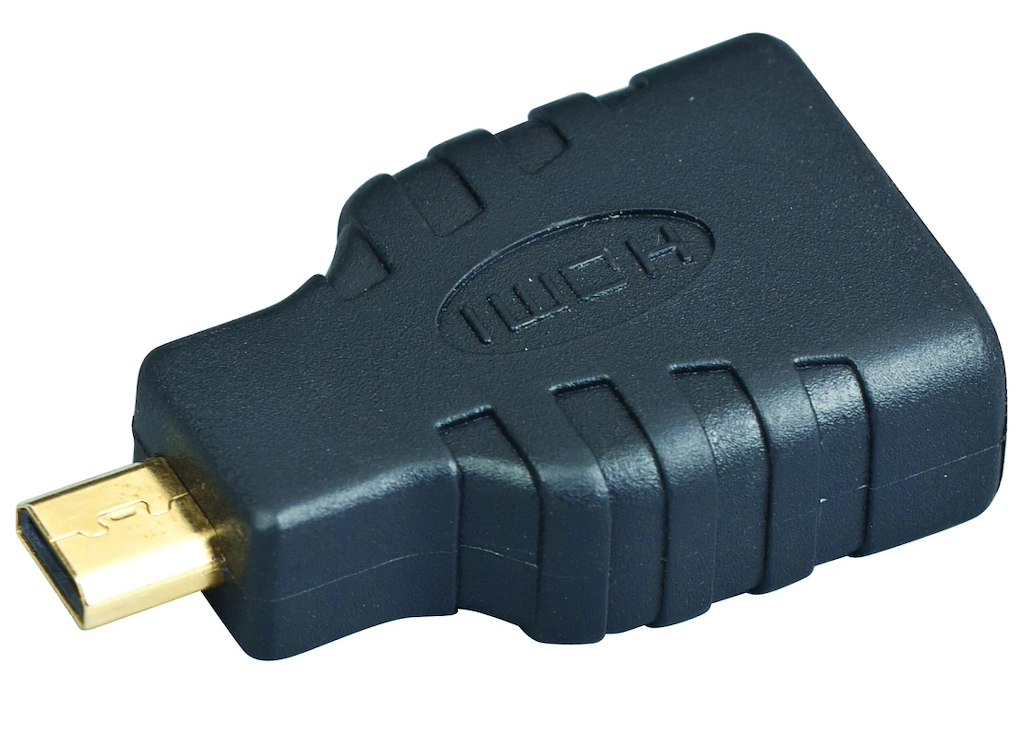 Gembird (A-HDMI-FD) adapter micro HDMI (muški) na HDMI (ženski) crni