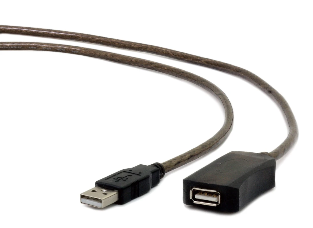 Gembird (UAE-01-5M) kabl USB A (muški) na USB A (ženski) 5m crni