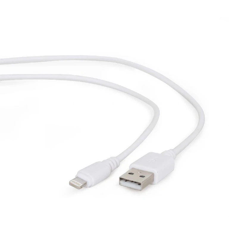 Gembird (CC-USB2-AMLM-2M-W) kabl USB 2.0 (muški) na lightning (muški) 2m beli