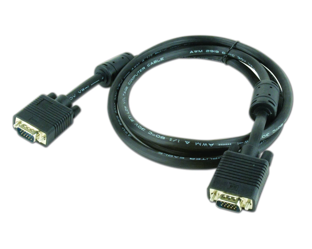 Gembird (CC-PPVGA-6B) kabl VGA (muški) na VGA (muški) 1.8m crni