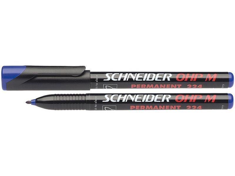 Marker za CD Schneider OHP 224M plavi
