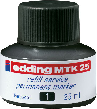 Refil za markere E-MTK 25, 25ml Edding crna