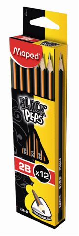 Grafitna olovka 2B Black Pep's 1/12 Maped