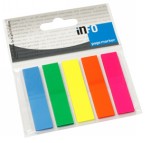 Page marker standardni 12x44 mm 5 boja brilliant 125 listića