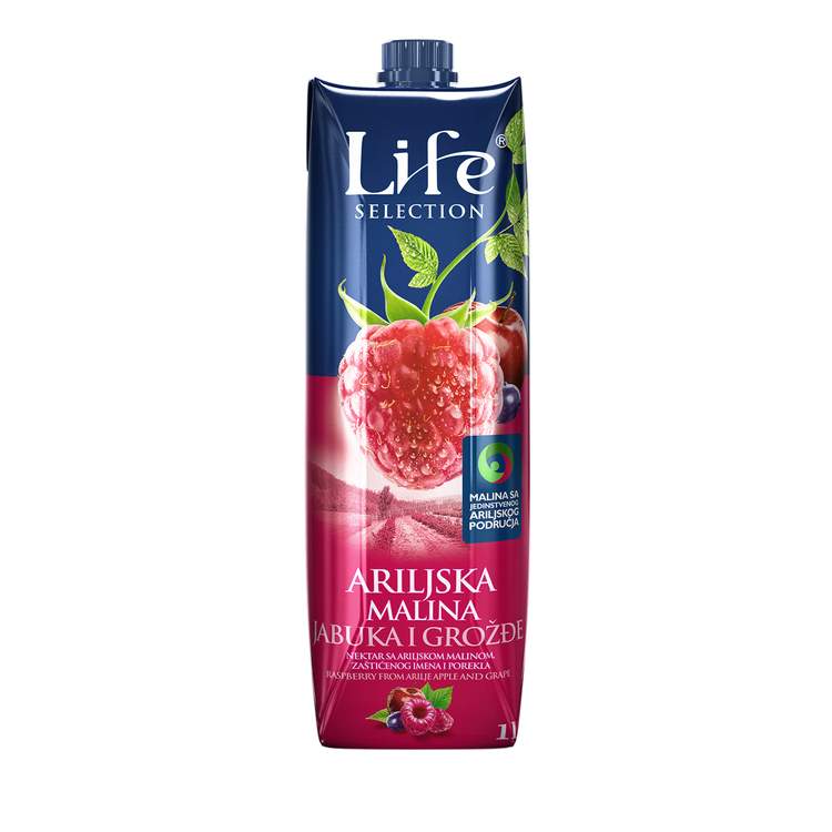 Sok Nectar Life Malina 100% 1l