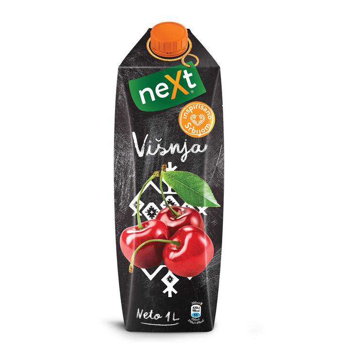 Sok Next Višnja 100% 1L