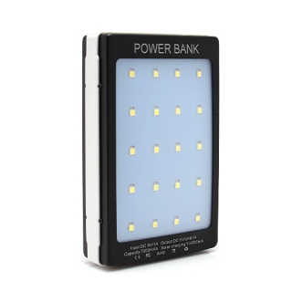 Power bank SOLARNI 7200mAh crni