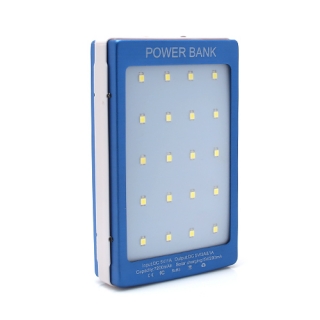 Power bank SOLARNI 7200mAh plavi