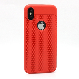 Futrola silikon DROPS za Iphone X crvena