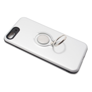 Futrola MAGNETIC RING za Iphone 7 Plus/ Iphone 8 Plus srebrna