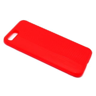 Futrola silikon CARBON LINE za Iphone 7 Plus/ Iphone 8 Plus crvena