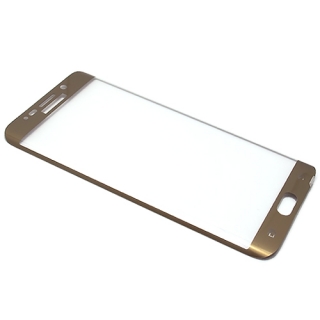 Folija za zastitu ekrana GLASS za Samsung G928 Galaxy S6 Edge Plus zakrivljena zlatna