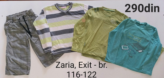Majice džemper bermude za dečake br. 116 -122