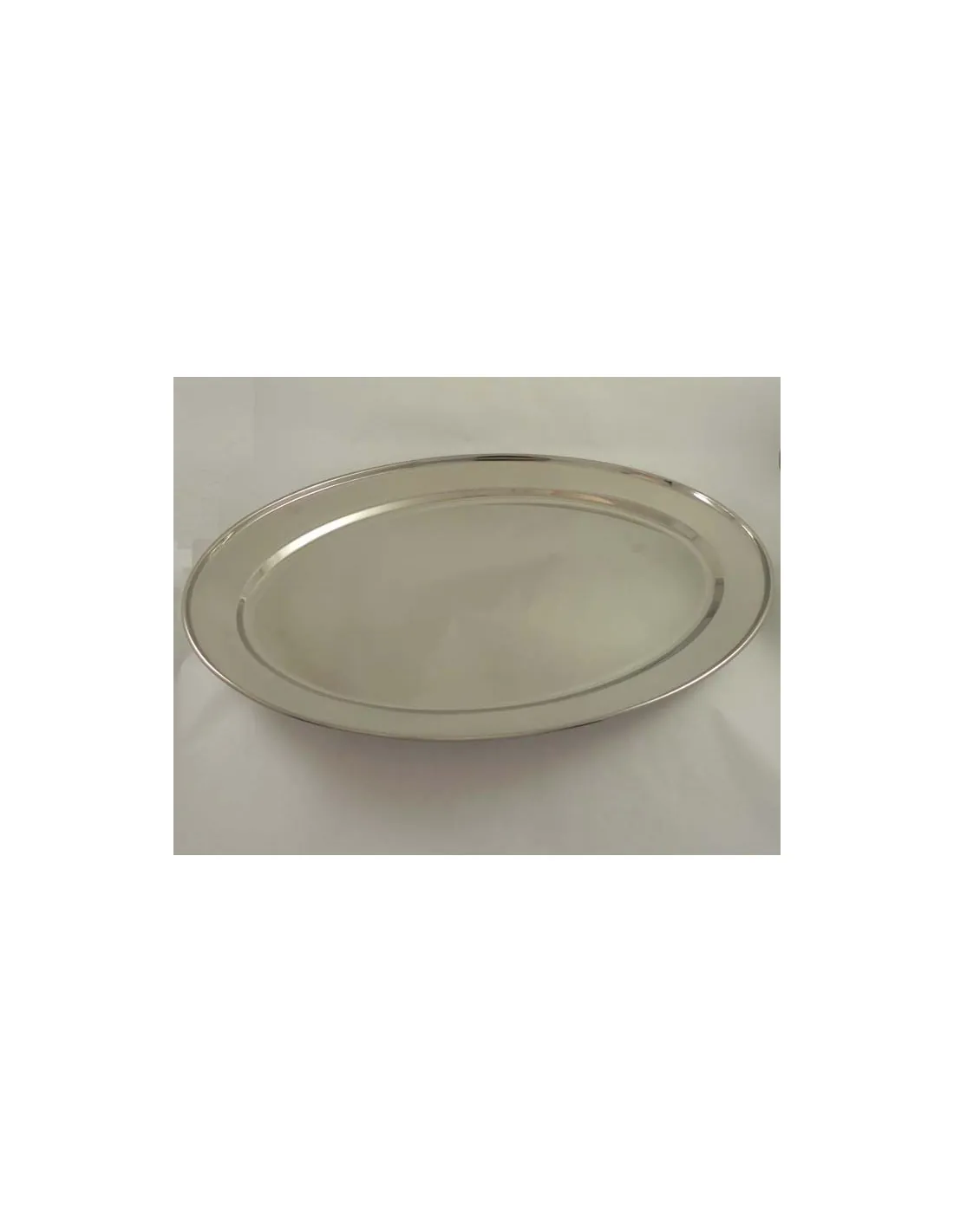 Oval Deluxe Inox 45cm