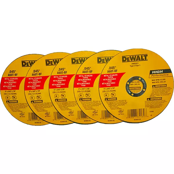 Brusna ploča DeWALT 125mm