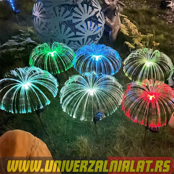 Solarne baštenske lampe meduze