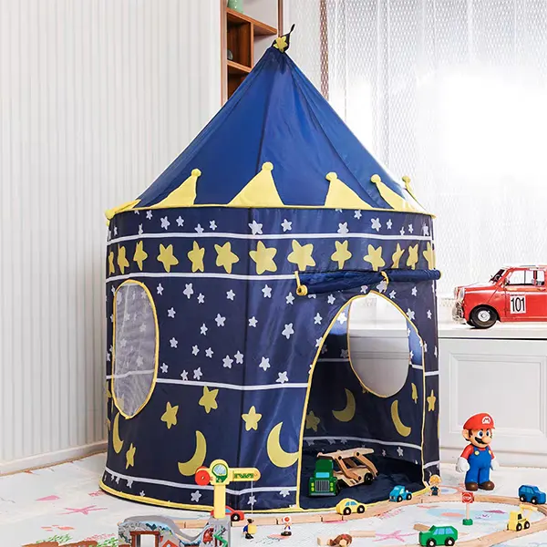 Šator dvorac za decu plave boje