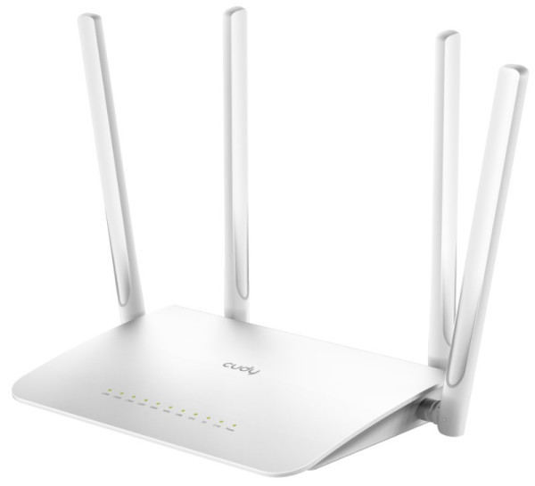 Cudy WR1300 AC1200 Dual Band 2.4+5Ghz MESH Wi-Fi Router 1W/4LAN Gbit, 4x5dBi Wisp/AP/REP/VPN/OpenWRT