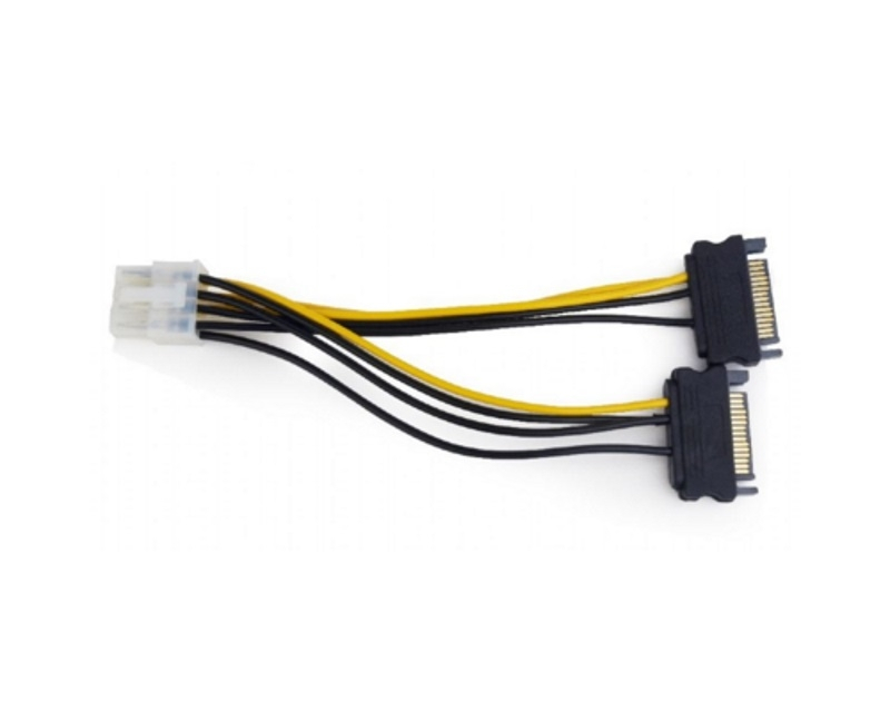 E-GREEN Naponski adapter za PCI-E VGA (8-pin) -2x Sata