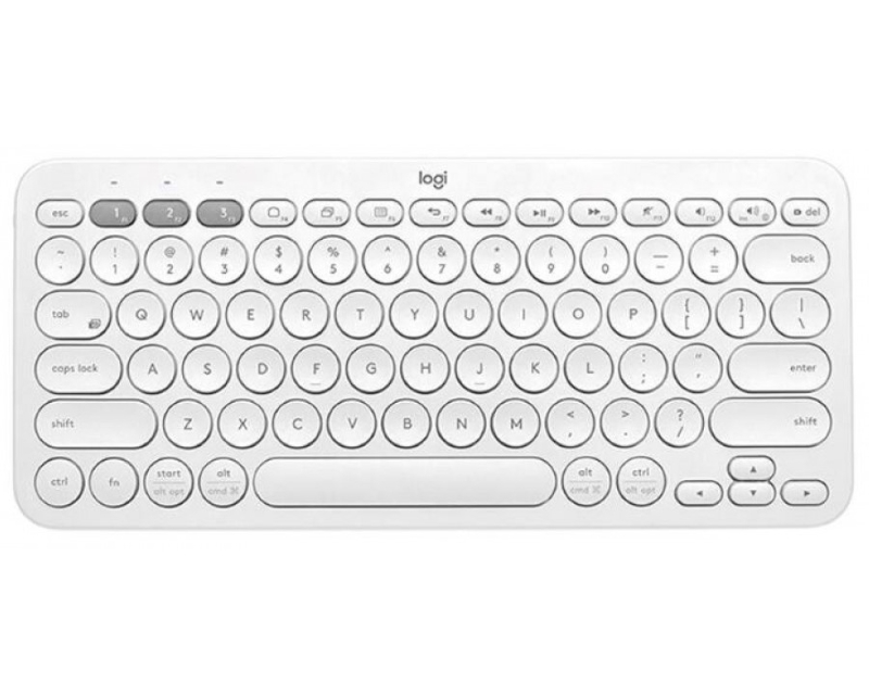 LOGITECH K380 Bluetooth Multi-device US bela tastatura