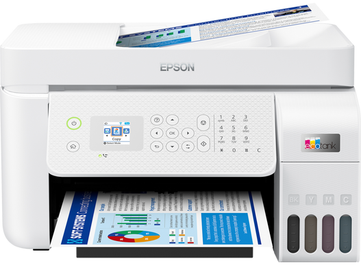 Epson L5296 EcoTank 4in1 print-scan-copy-fax, Color, A4, 5760X1440, Wi-Fi, LAN, ADF, LCD, Manual Duplex