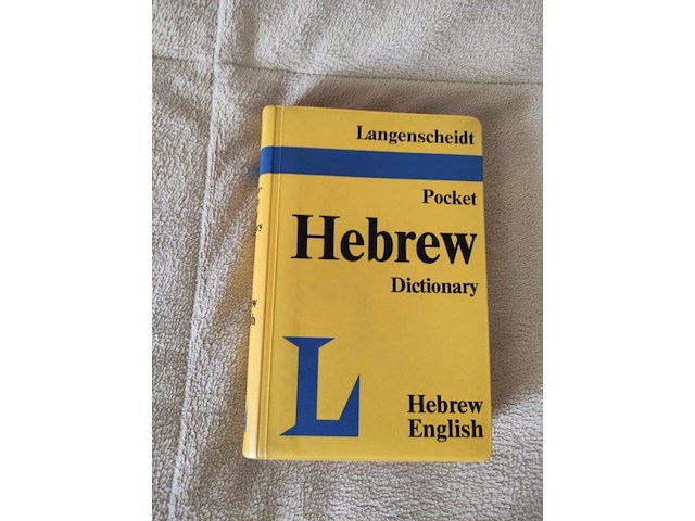 Langenscheidt Pocket Hebrew Dictionary Hebrew English