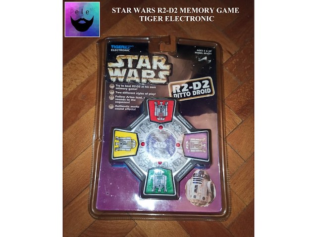 Star Wars R2-D2 Memory Game - Tiger Electronic - NOVO