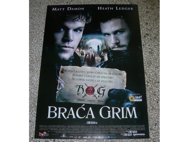 Braća Grim (Terry Gilliam) - filmski plakat