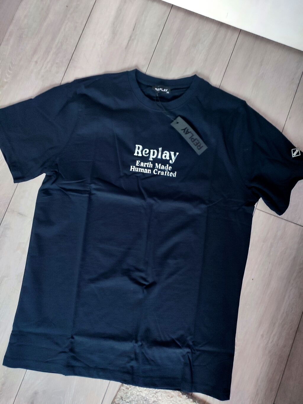 Men's T-shirt 2XL (EU 44), 3XL (EU 46), bоја - Crna