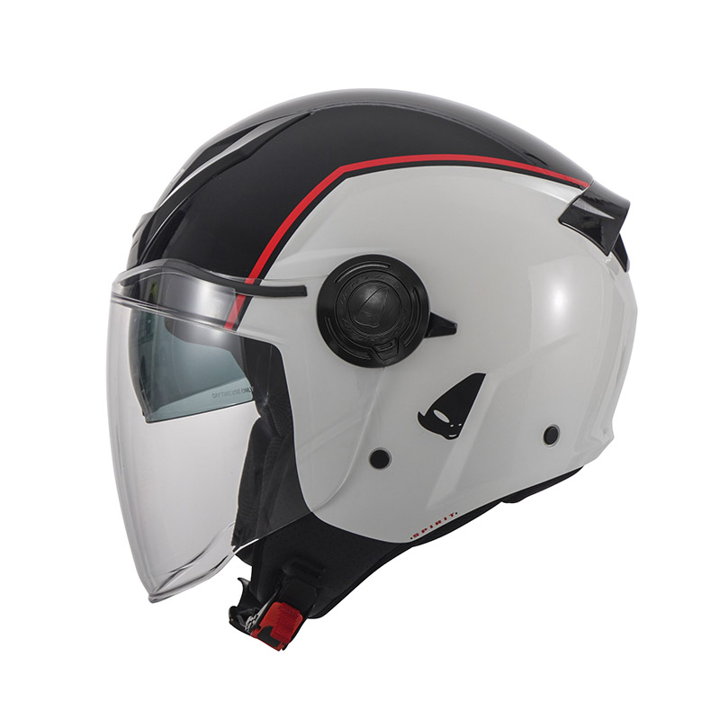 SPIRIT JET White Black kaciga