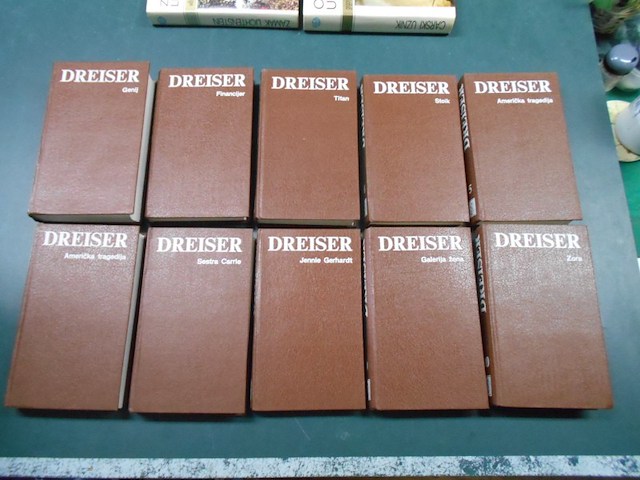 Theodore Dreiser - Komplet od 10 knjiga