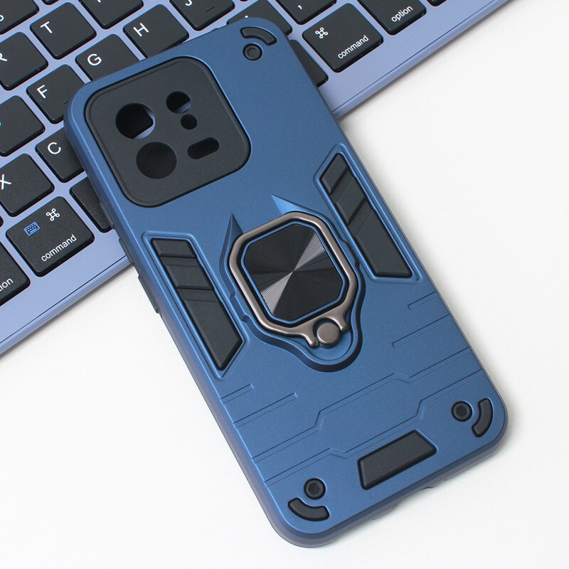 Maskica Cube Ring za Xiaomi 13 tamno plava