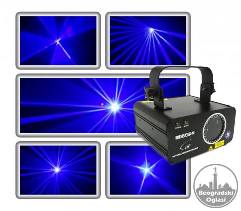 Plavi Laser 300mw sa Daljinskim + DMX