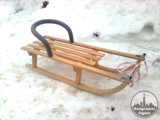 Sanke za decu drvene wooden sleds