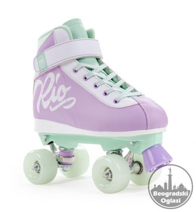 ROLŠUE! RIO ROLLER MILKSHAKE QUAD SKATE - MINT BERRY