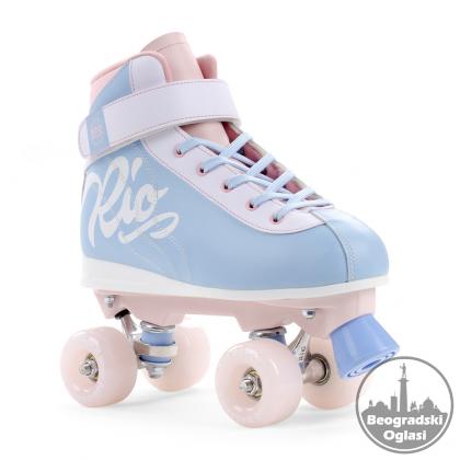 ROLŠUE! RIO ROLLER MILKSHAKE QUAD SKATE - COTTON CANDY