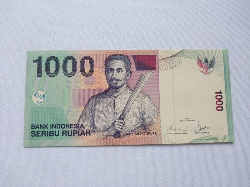 Indonezija 1.000 rupija,2000 god.UNC,ređe