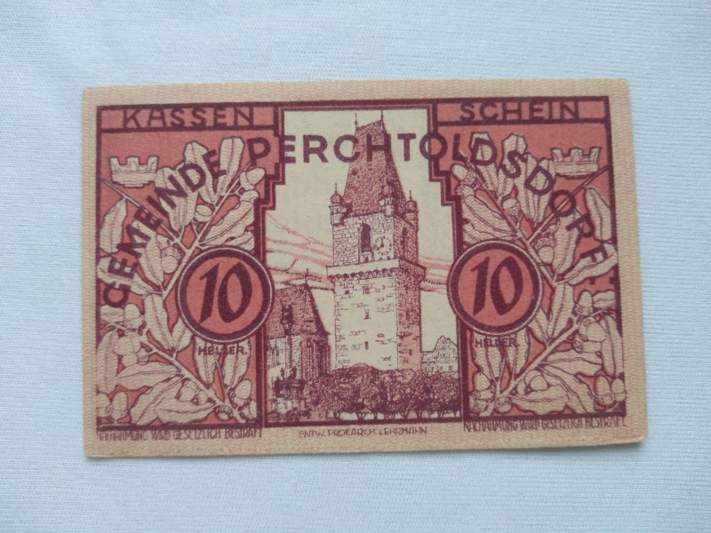 Austrija 10 helera,1920 god.