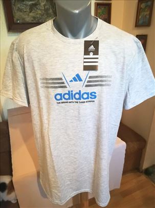 Nova muska markirana majica Adidas Siva 3XL Novo