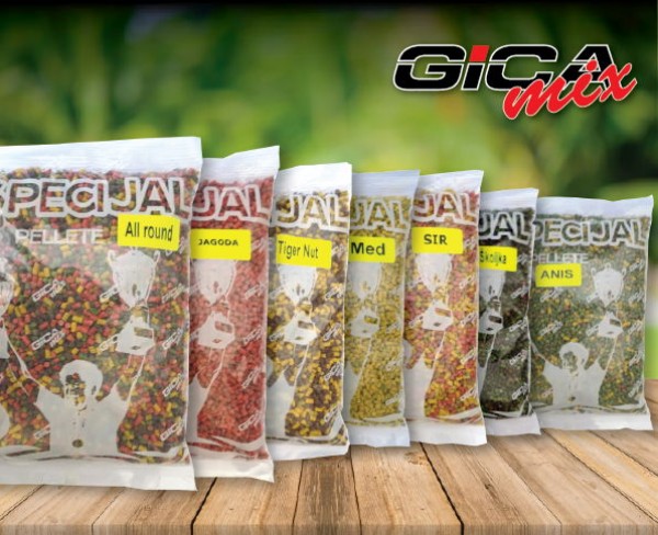 Gica mix peleti 1kg 4mm