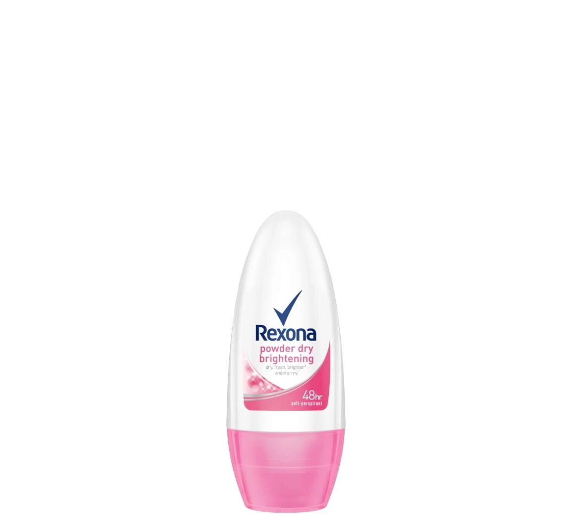 REXONA ROLLON 50ML W POWDER DRY BRIGHTENING