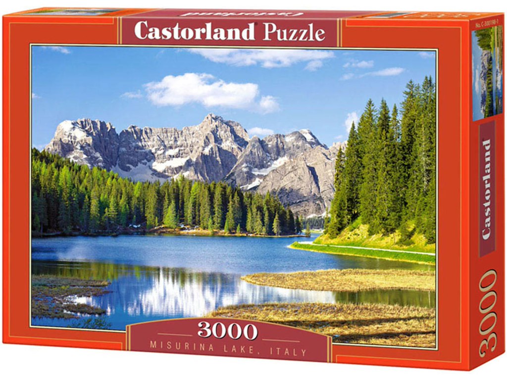 Puzzle 3000 delova c-300198-2 misurina lake italy castorland