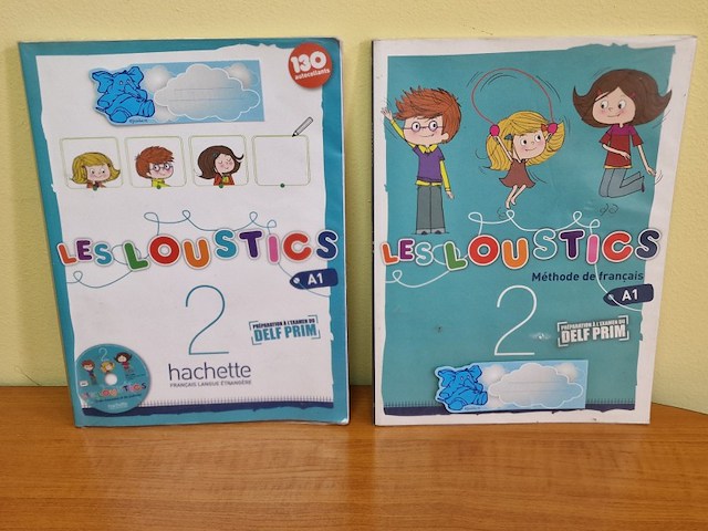Les Loustics 2 komplet radna sveska + udžbenik + CD